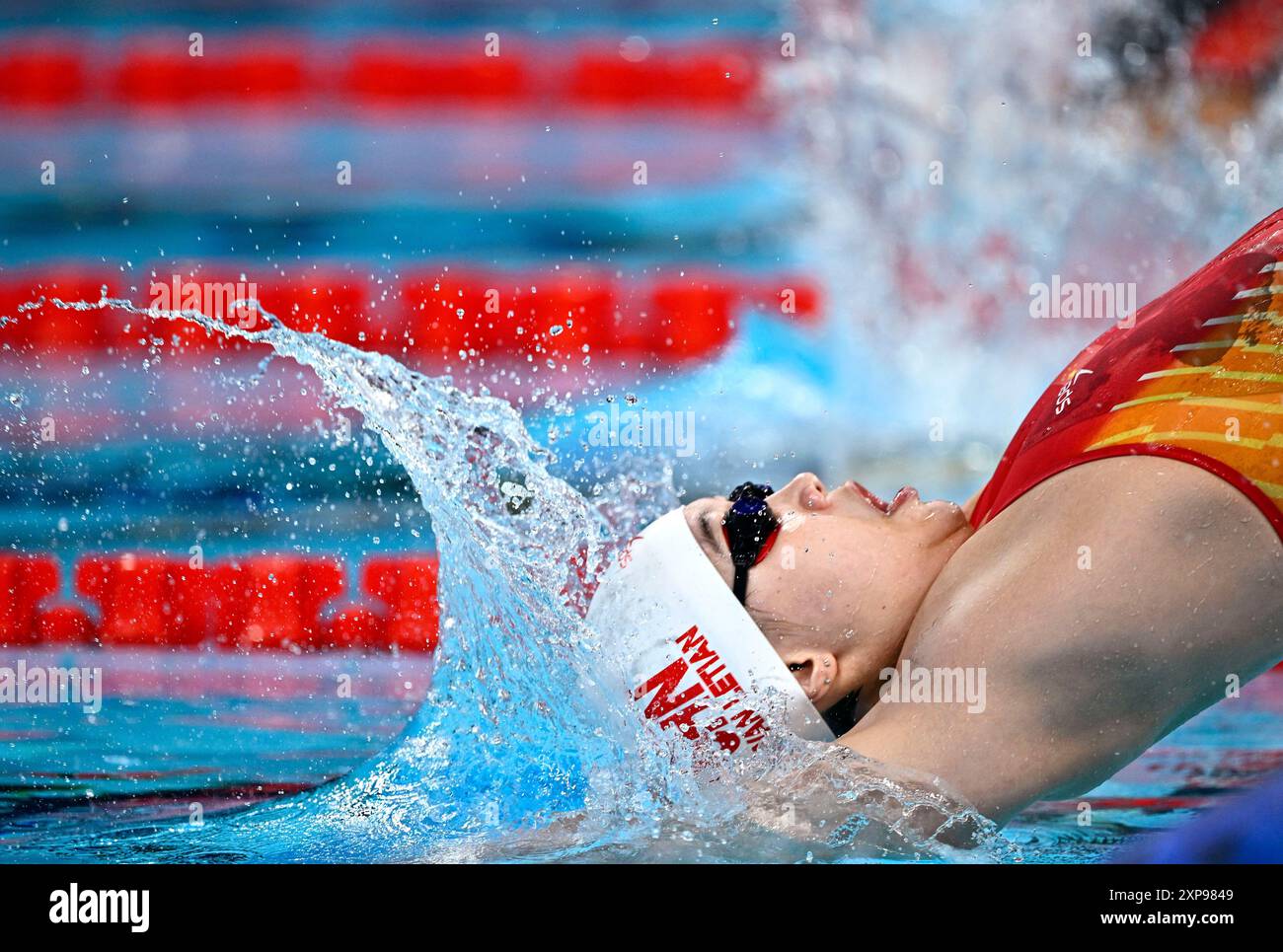 Paris, France. 4th Aug, 2024. Wan Letian of Team China competes during ...