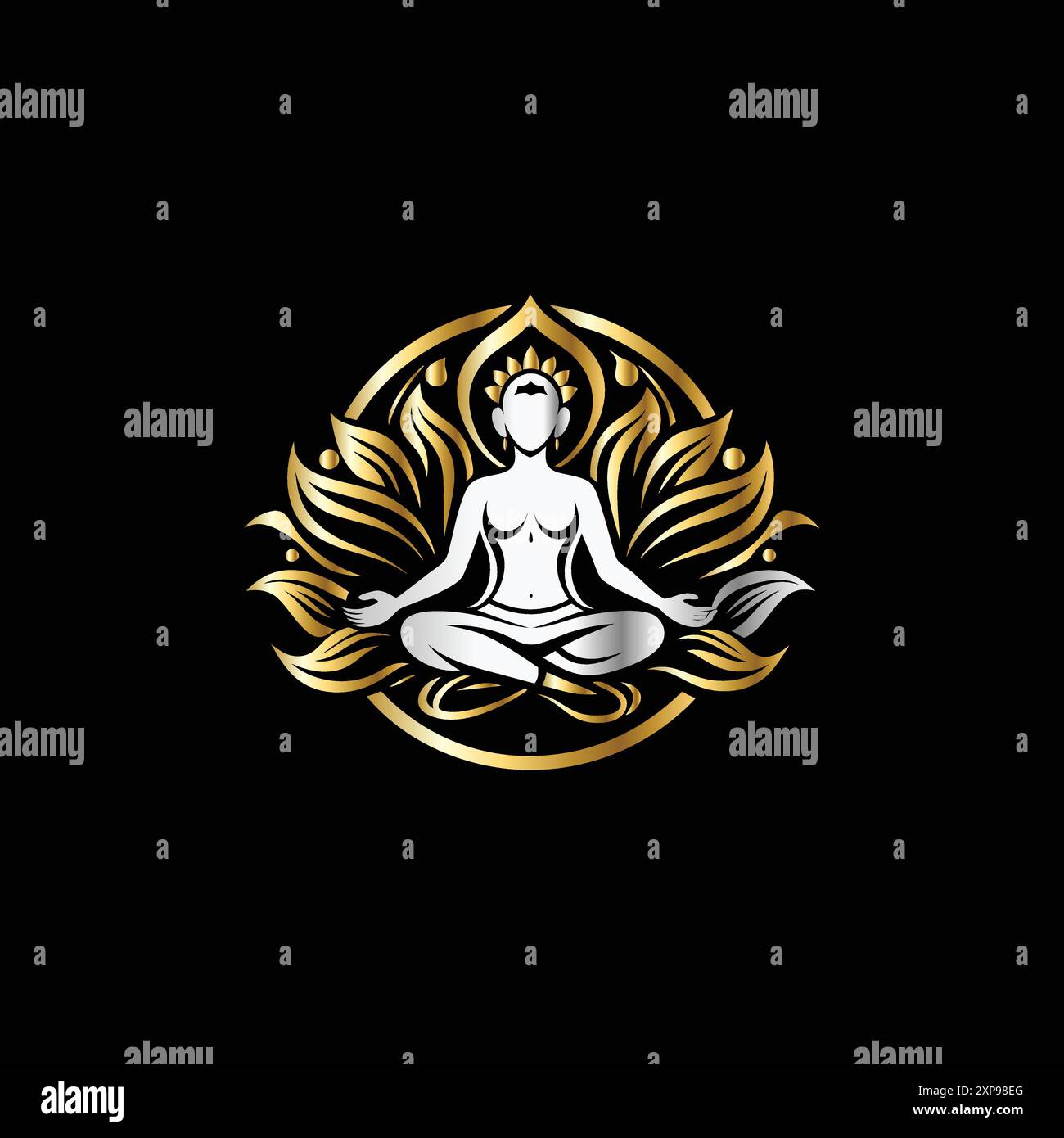 Zen shiatsu Stock Vector Images - Alamy