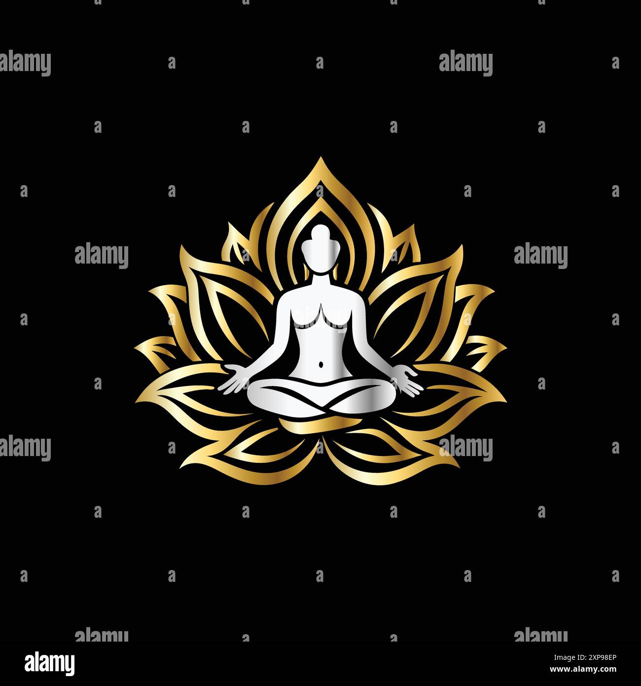 Zen shiatsu Stock Vector Images - Alamy