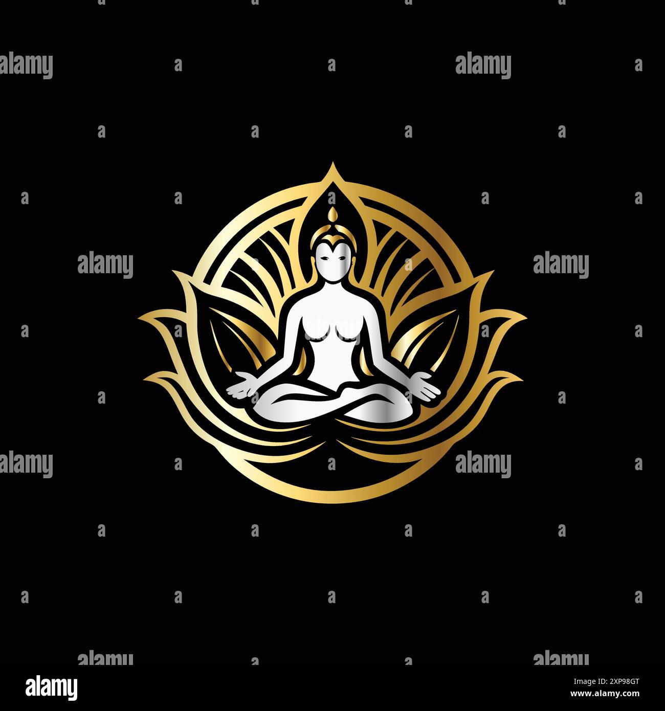 Zen shiatsu Stock Vector Images - Alamy