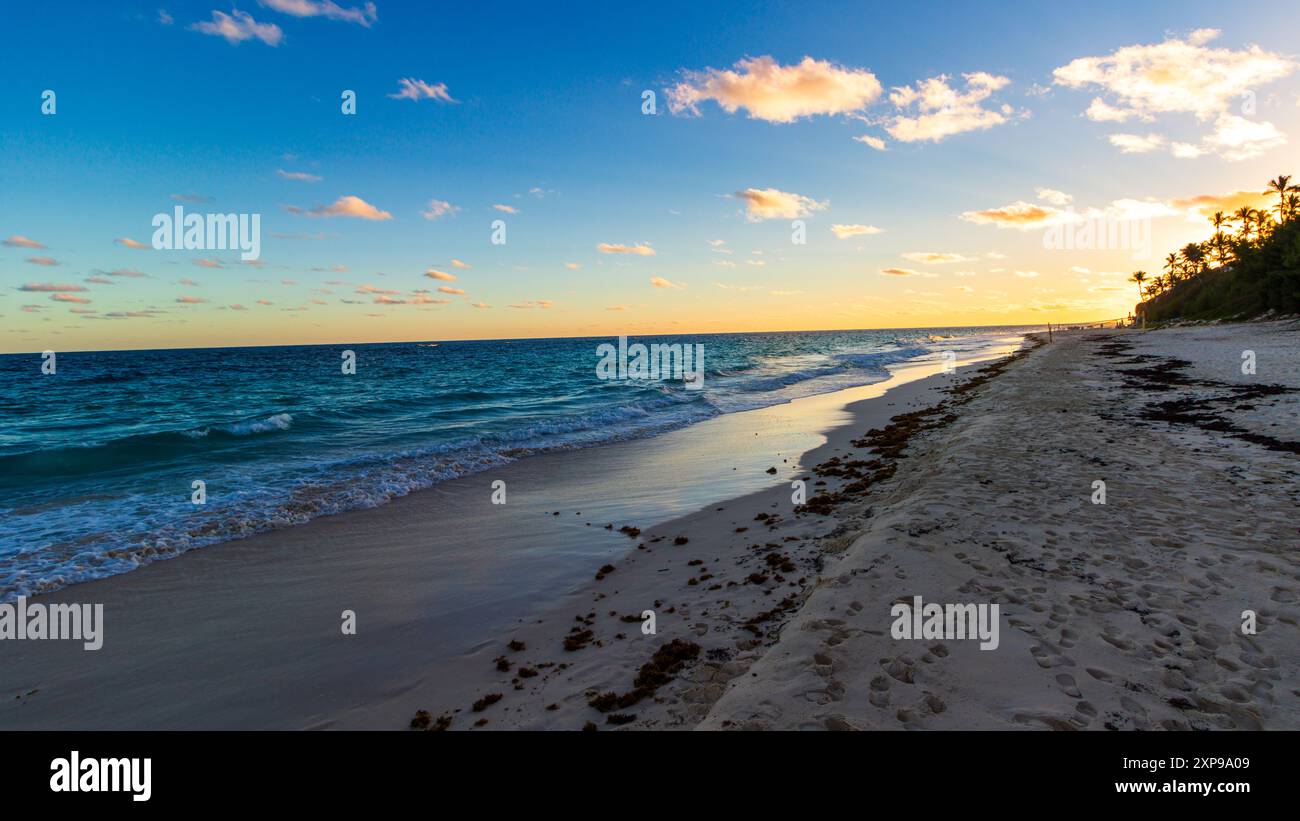 Horseshoe Bay Beach and Deep Bay Beach in Hamilton, Bermuda Stock Photo ...