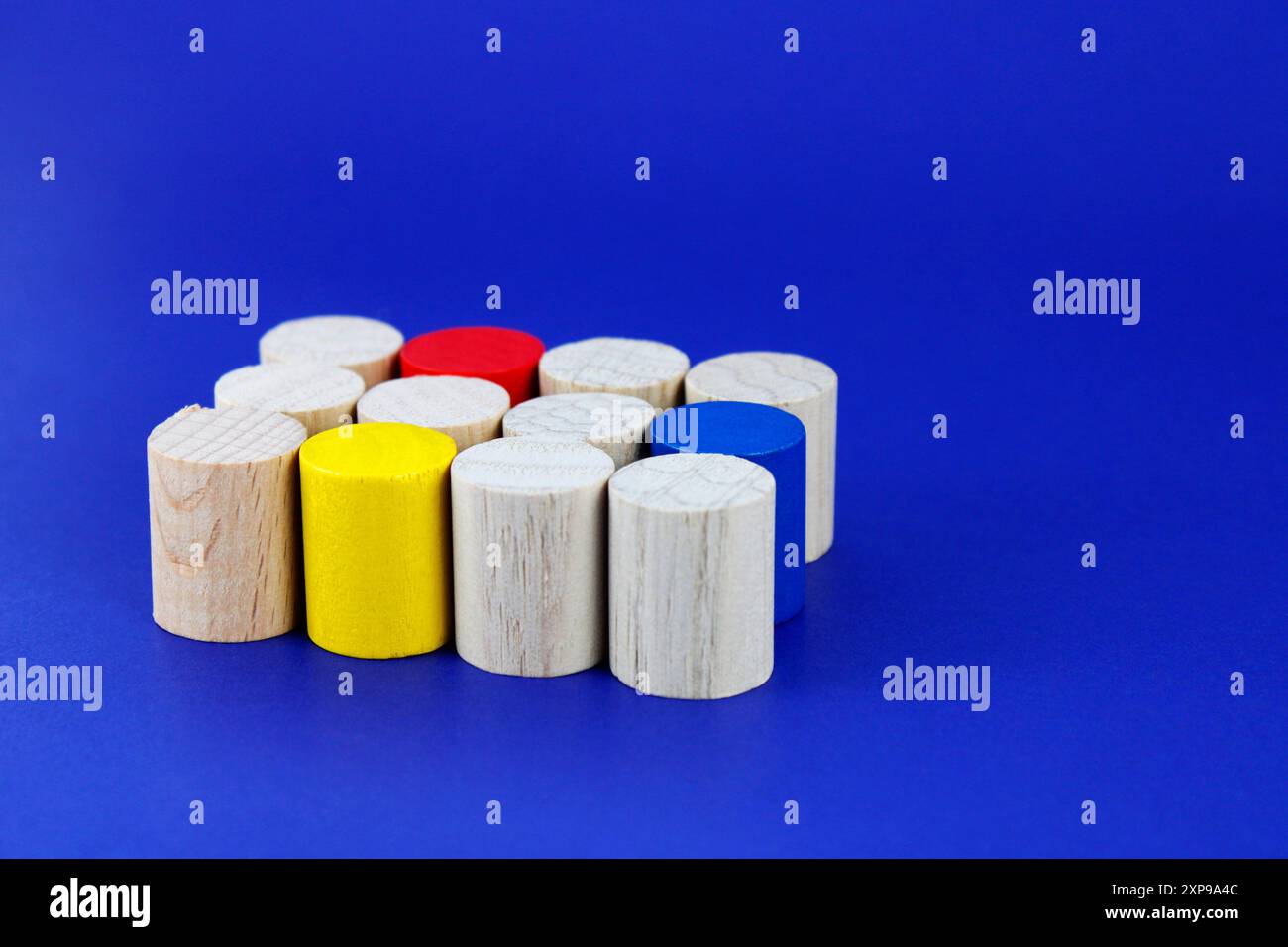 Wooden cylinders hi-res stock photography and images - Alamy
