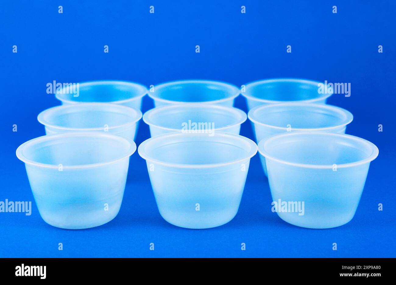 Group of empty plastic containers Stock Photo - Alamy