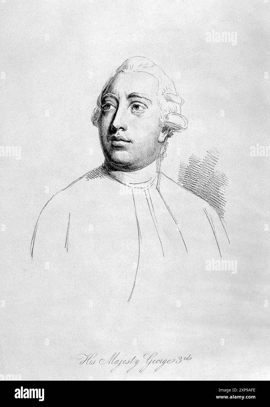 King George III. Soft-ground etching by W. Daniell after G. Dance the ...
