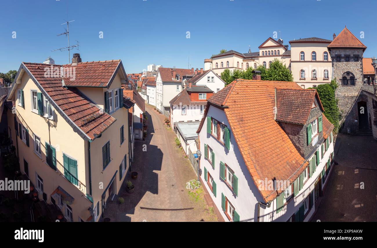 aerial of old town of Bad Homburg, Germany Stock Photo - Alamy
