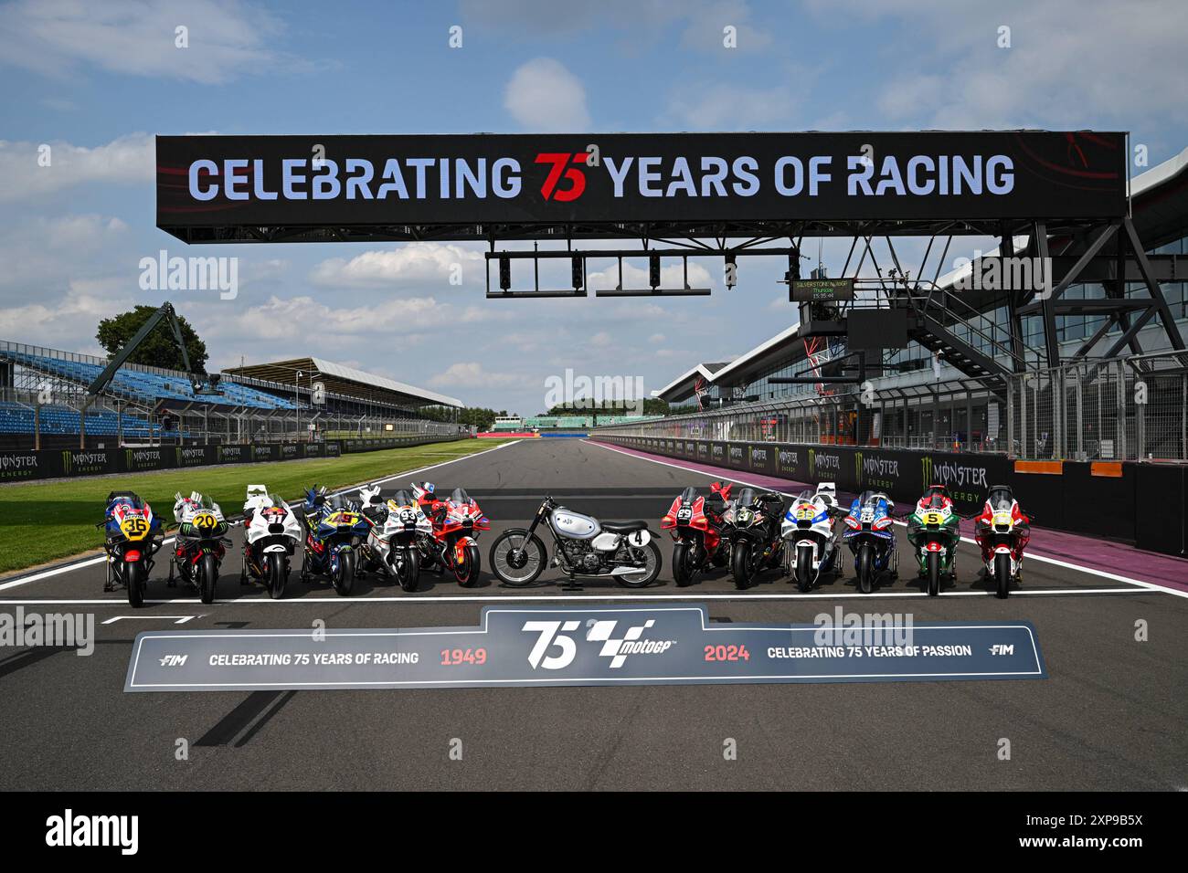 Monster Energy British Grand Prix of MotoGP at Silverstone Circuit ...