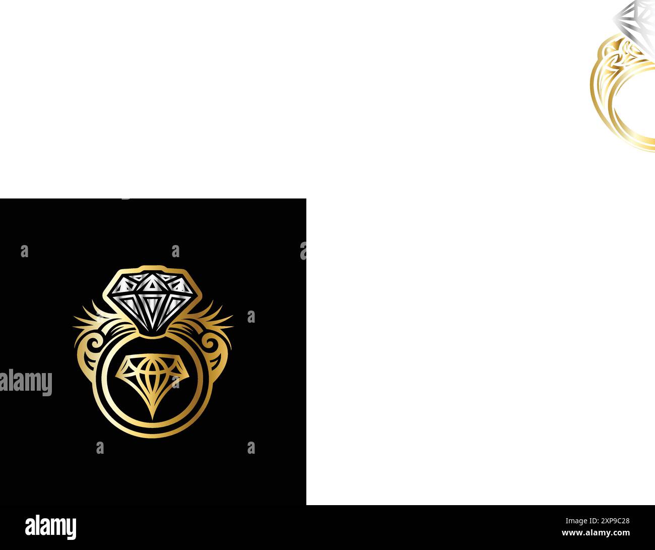 Linear diamond sign vector hi-res stock photography and images - Alamy