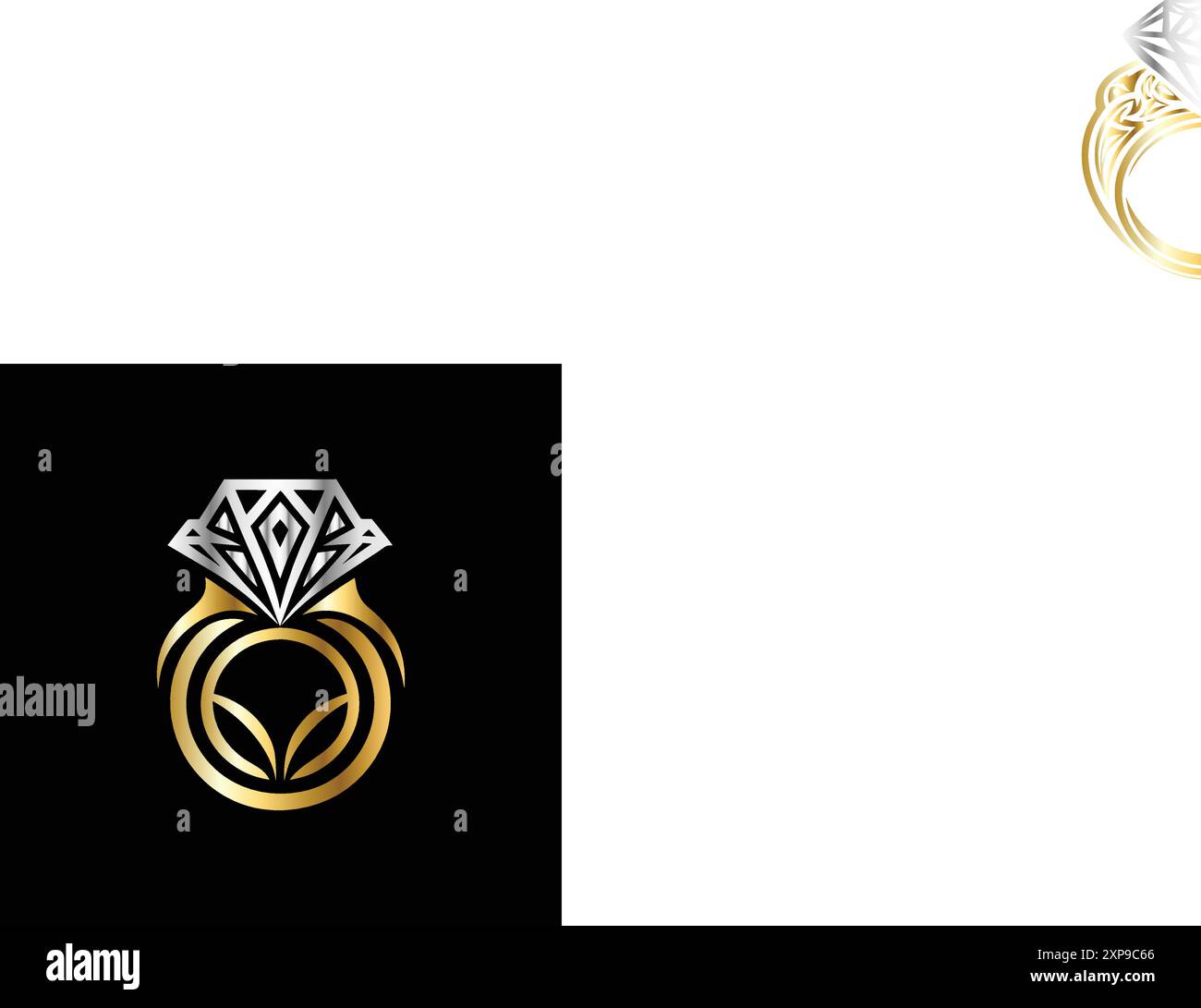 Luxury diamond ring Stock Vector Images - Alamy