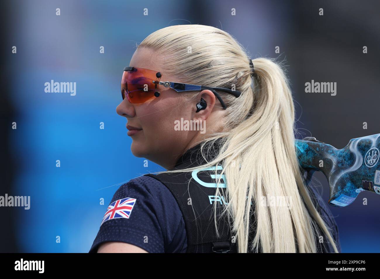 Chateauroux, France. 4th Aug, 2024. Amber Jo Rutter of Britain competes ...