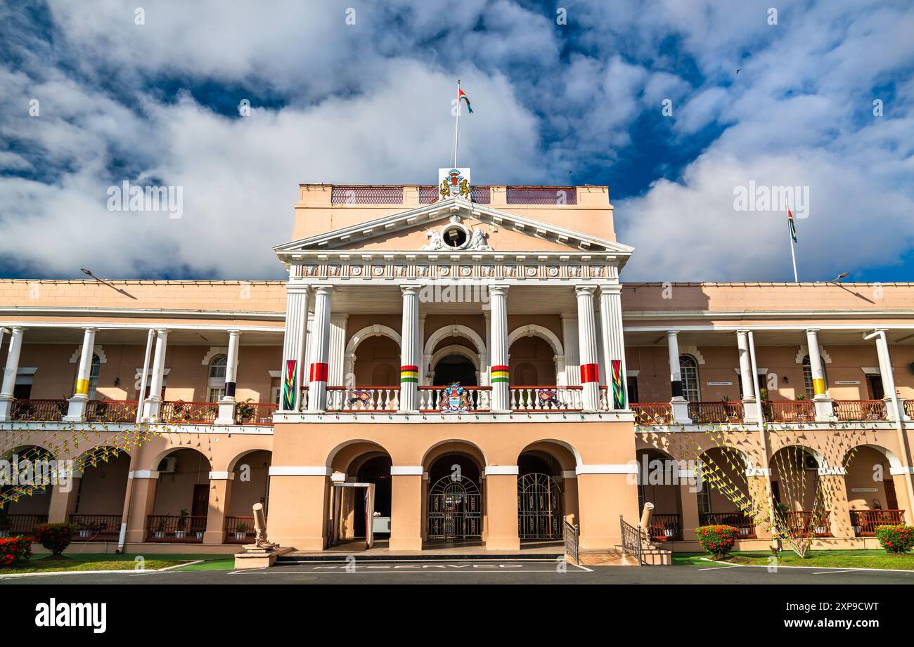 National Assembly, Parliament of Guyana in Georgetown, South America ...