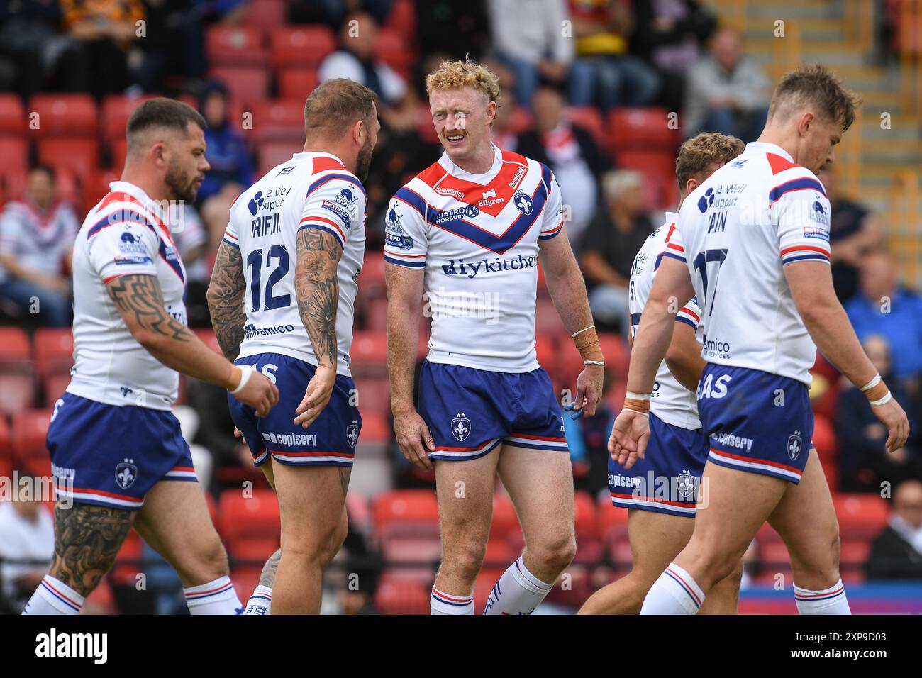 Dewsbury, England - 4th August 2024 - Wakefield Trinity's Lachlan ...