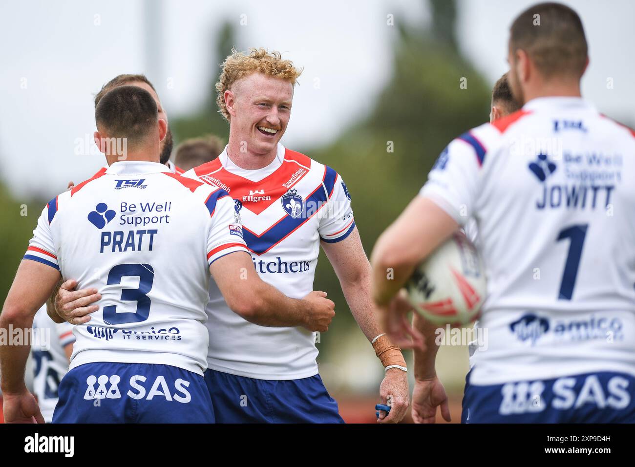 Dewsbury, England - 4th August 2024 - Wakefield Trinity's Lachlan ...
