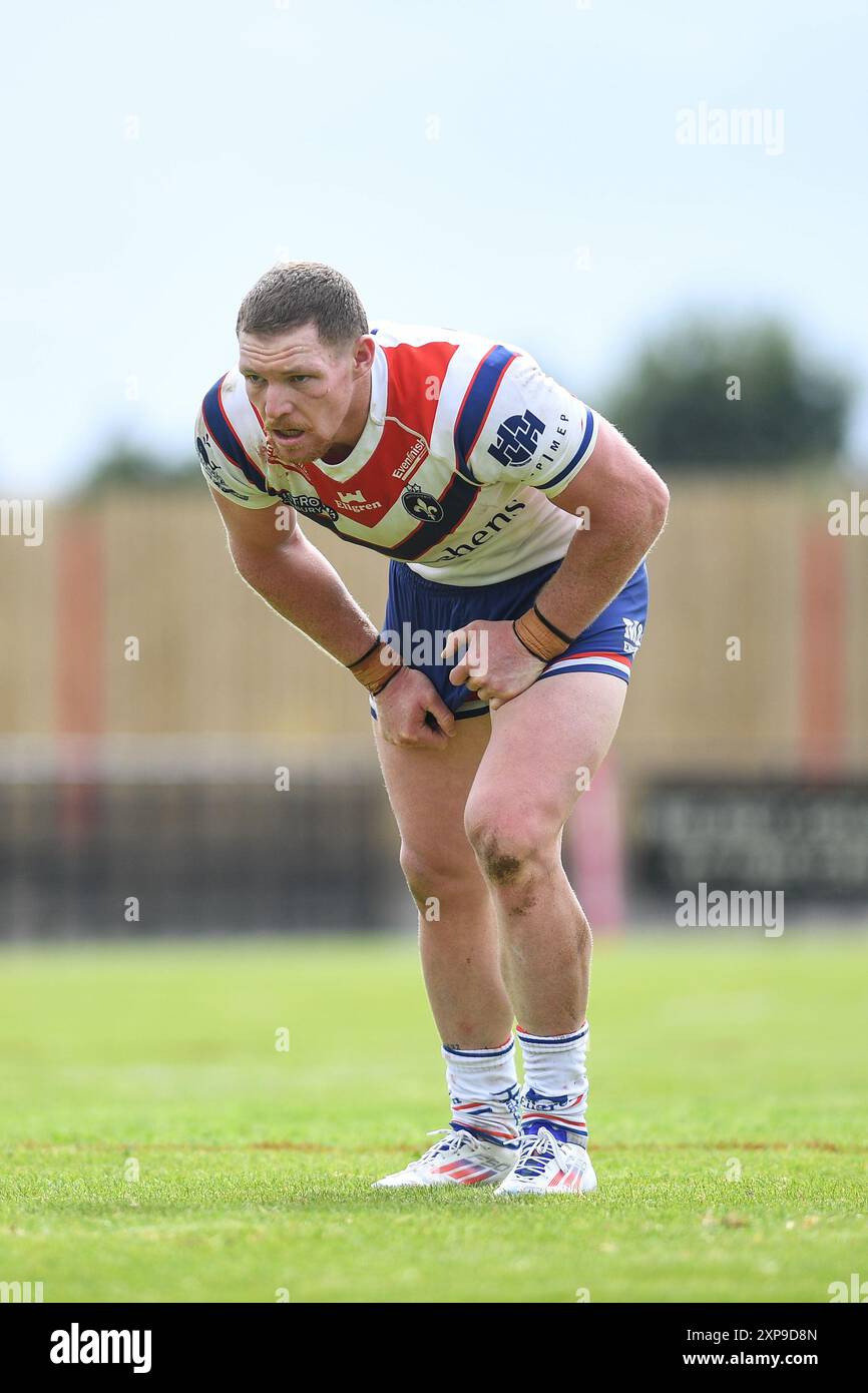 Dewsbury, England - 4th August 2024 - Wakefield Trinity's Ky Rodwell ...