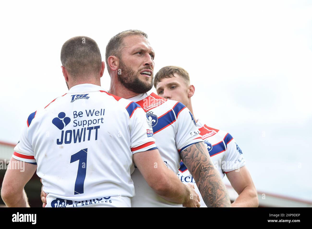 Dewsbury, England - 4th August 2024 - Wakefield Trinity's Josh Griffin ...