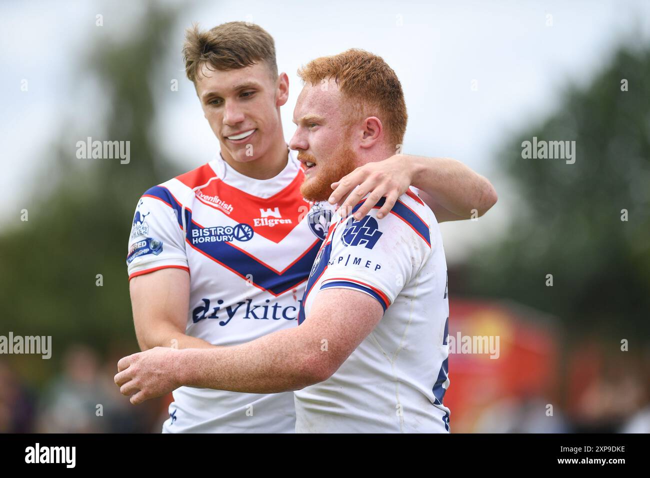 Dewsbury, England - 4th August 2024 - Wakefield Trinity's Toby ...