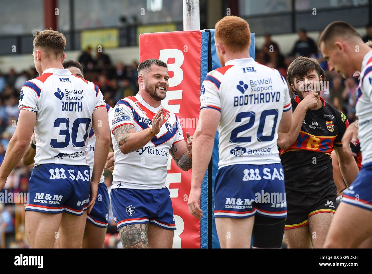 Dewsbury, England - 4th August 2024 - Wakefield Trinity's Toby ...