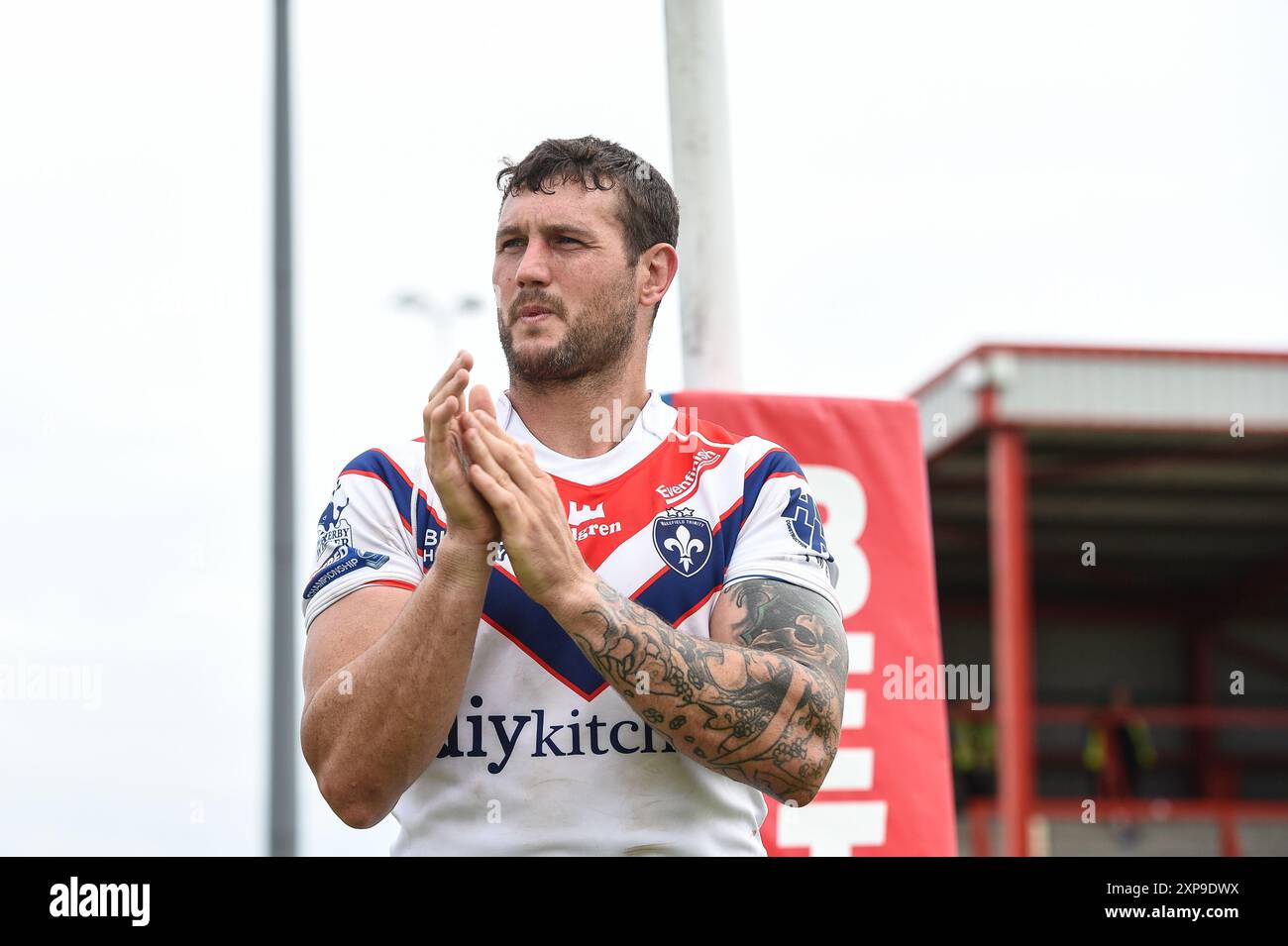 Dewsbury, England - 4th August 2024 - Wakefield Trinity's Jay Pitts ...