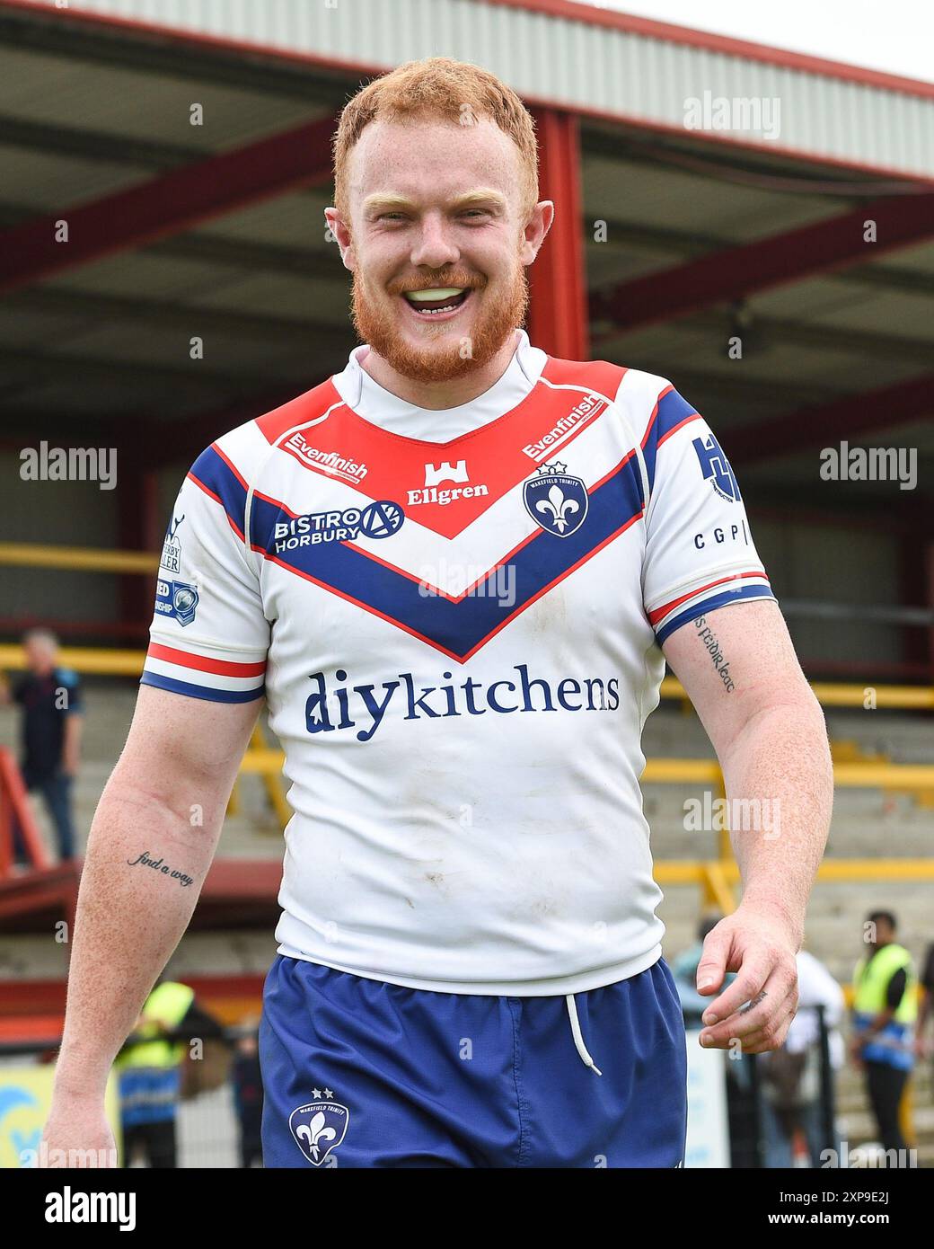 Dewsbury, England - 4th August 2024 - Wakefield Trinity's Toby ...