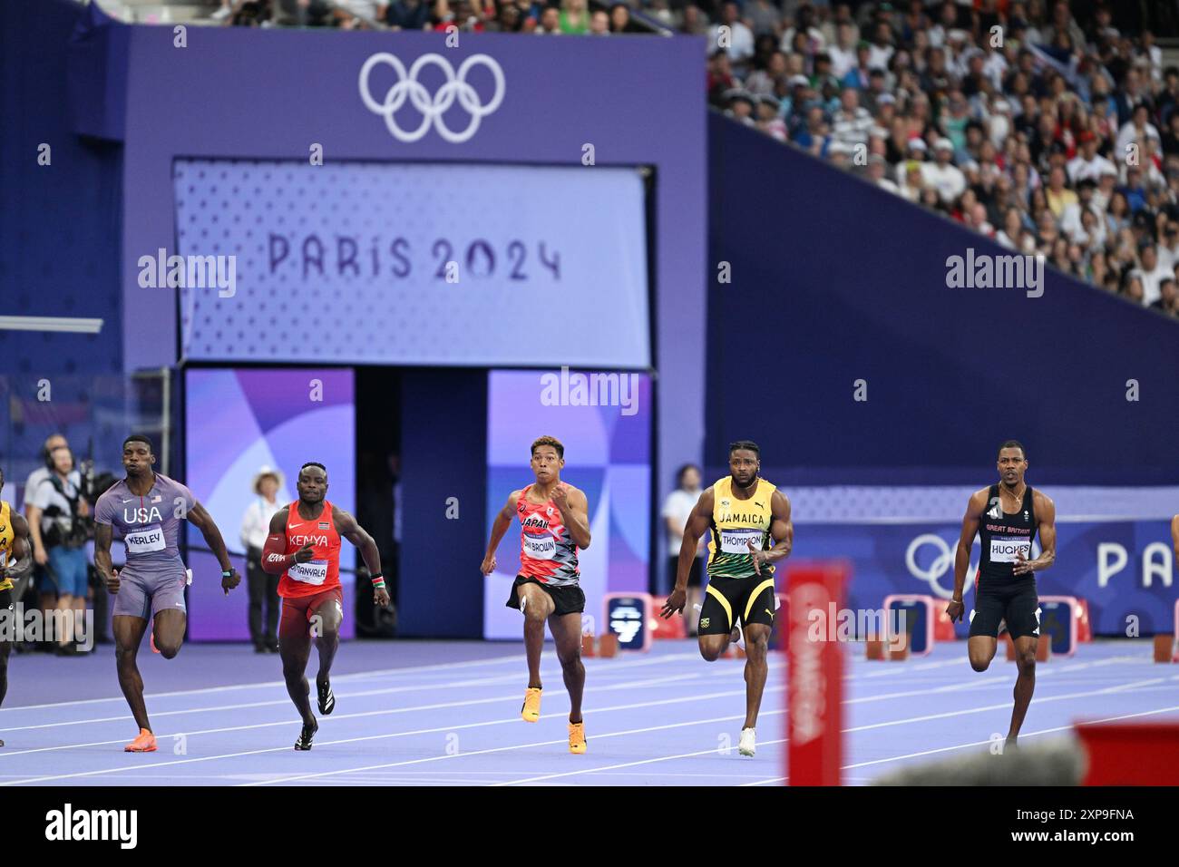 Saint-Denis, France. Credit: MATSUO. 4th Aug, 2024. (L-R) KERLEY Fred ...
