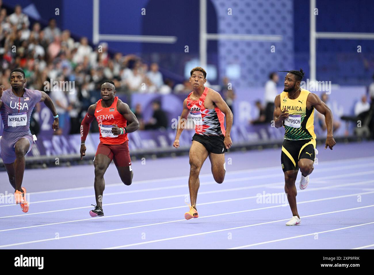 Saint-Denis, France. Credit: MATSUO. 4th Aug, 2024. (L-R) KERLEY Fred ...