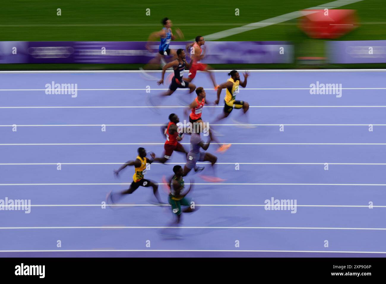 Paris, France. 05th Aug, 2024. AthleticsJamaica's Kishane Thompson ...