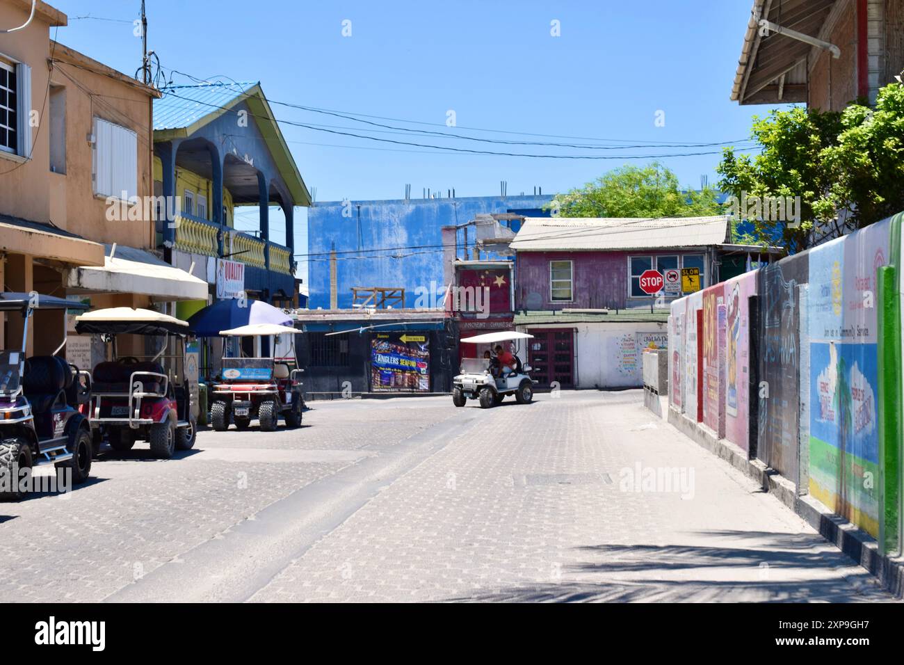 Coconut Drive, directly perpendicular to the San Pedro airport, going ...