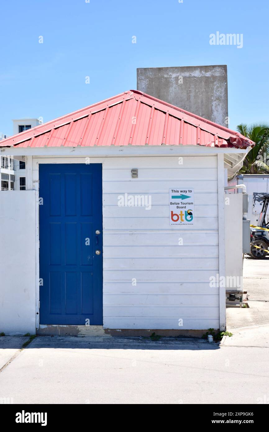 Belize tourism board sign hi-res stock photography and images - Alamy