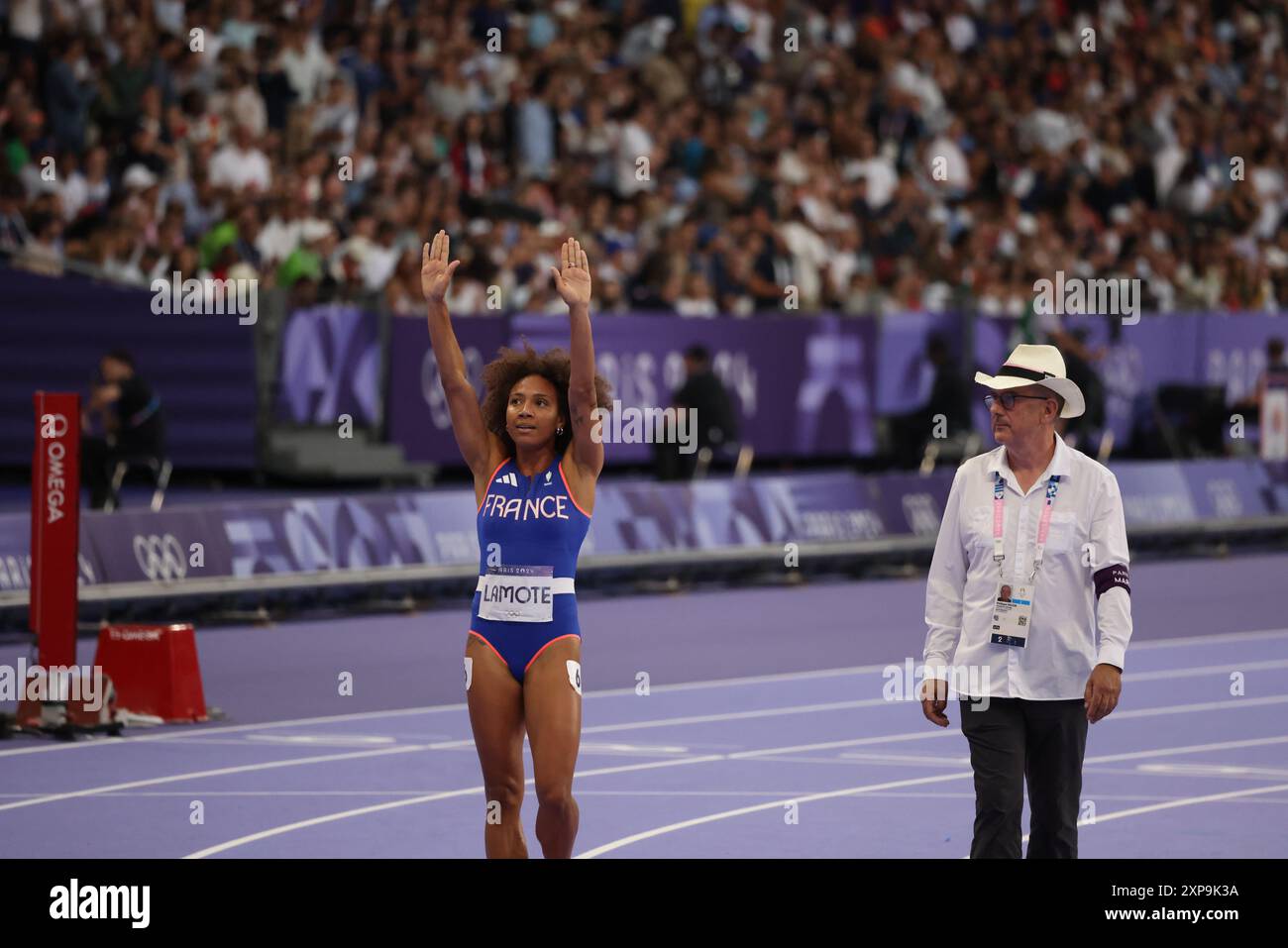 Paris, France. 04th Aug, 2024. Paris Olympics: Athletics - French track ...