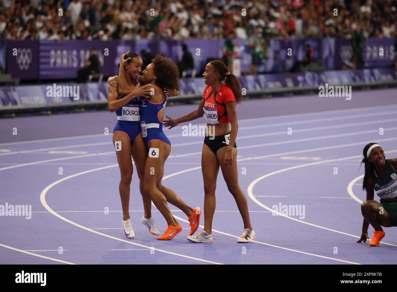 Paris, France. 04th Aug, 2024. Paris Olympics: Athletics - French track ...
