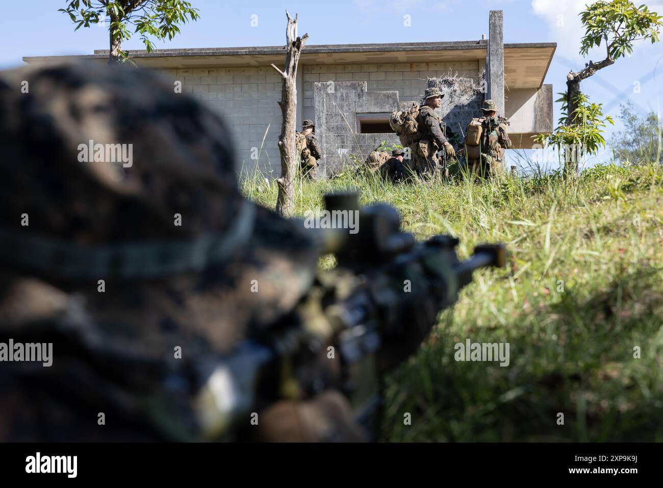 U.S. Marines with Battalion Landing Team 1/4, 31st Marine Expeditionary ...