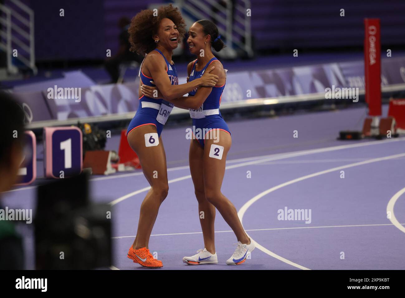 Paris, France. 04th Aug, 2024. Paris Olympics: Athletics - French track ...