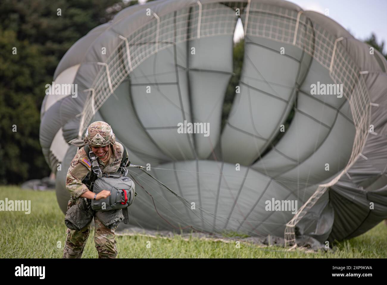 U.S. Army Staff Sgt. Marilyn Reyes, assigned to the 173rd Airborne ...
