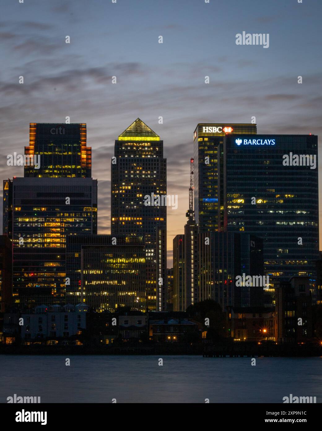 Sunset from the O2 Stock Photo - Alamy