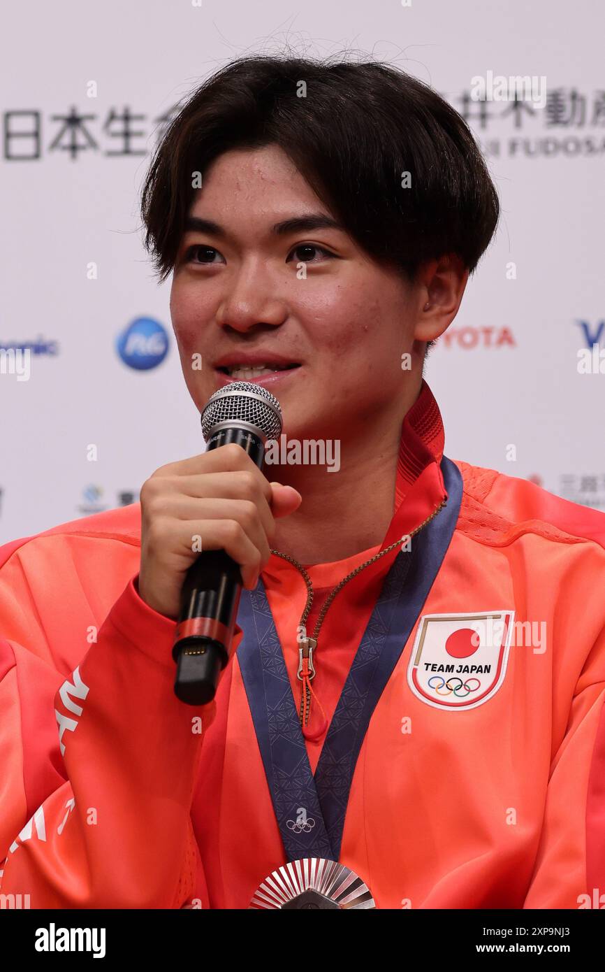 Paris, France. 4th Aug, 2024. Tomoyuki Matsushita (JPN) Swimming ...