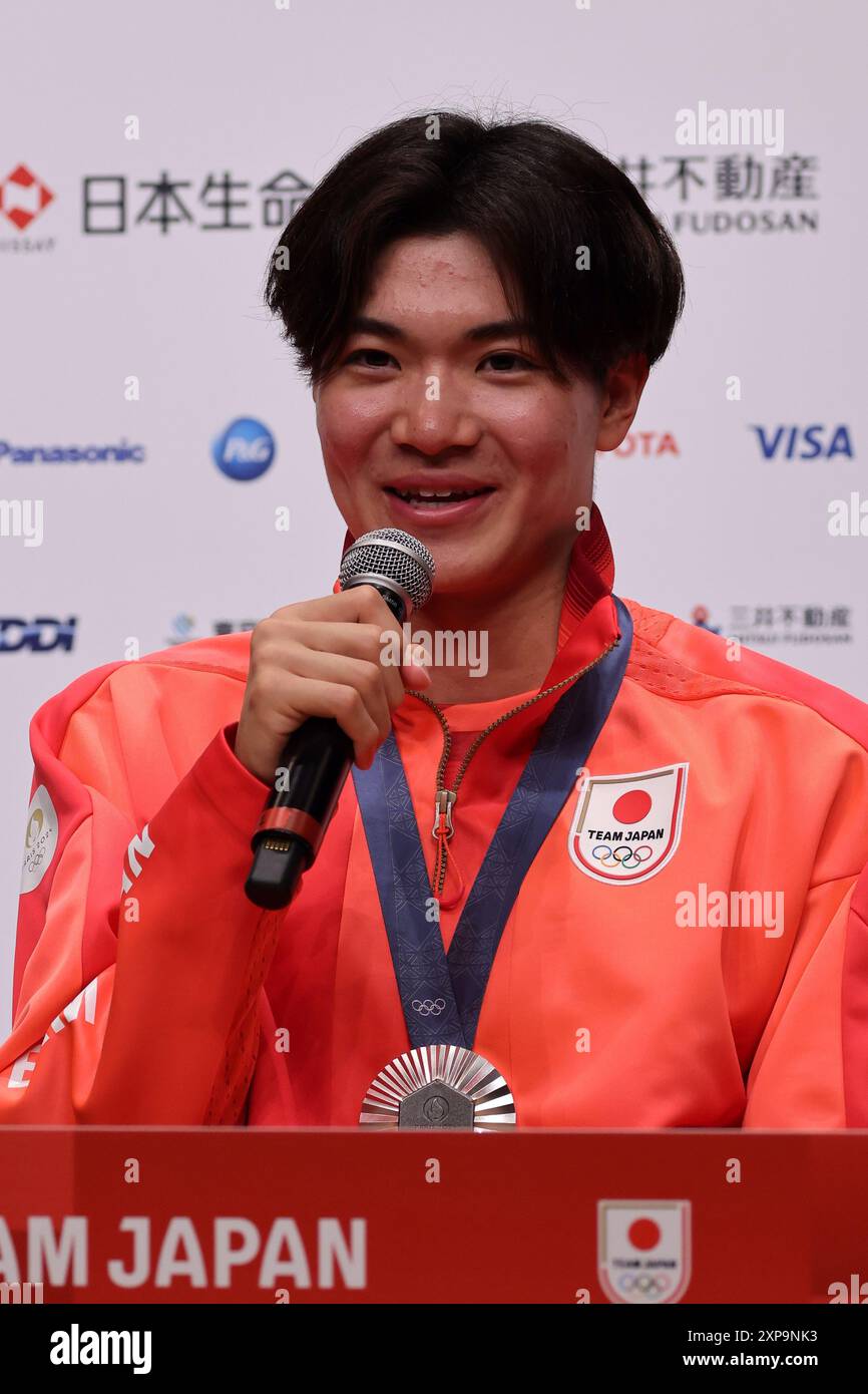 Paris, France. 4th Aug, 2024. Tomoyuki Matsushita (JPN) Swimming ...