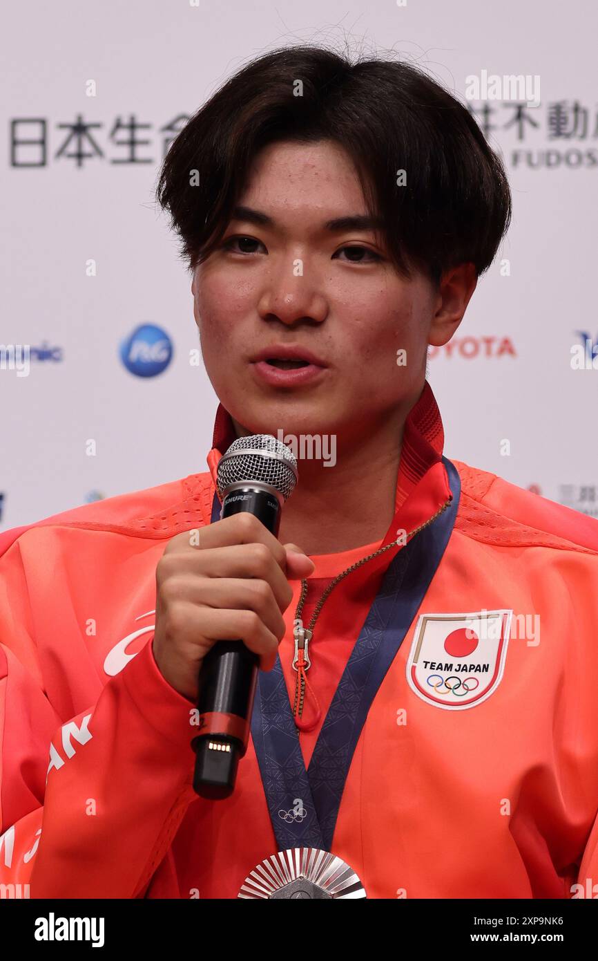 Paris, France. 4th Aug, 2024. Tomoyuki Matsushita (JPN) Swimming ...