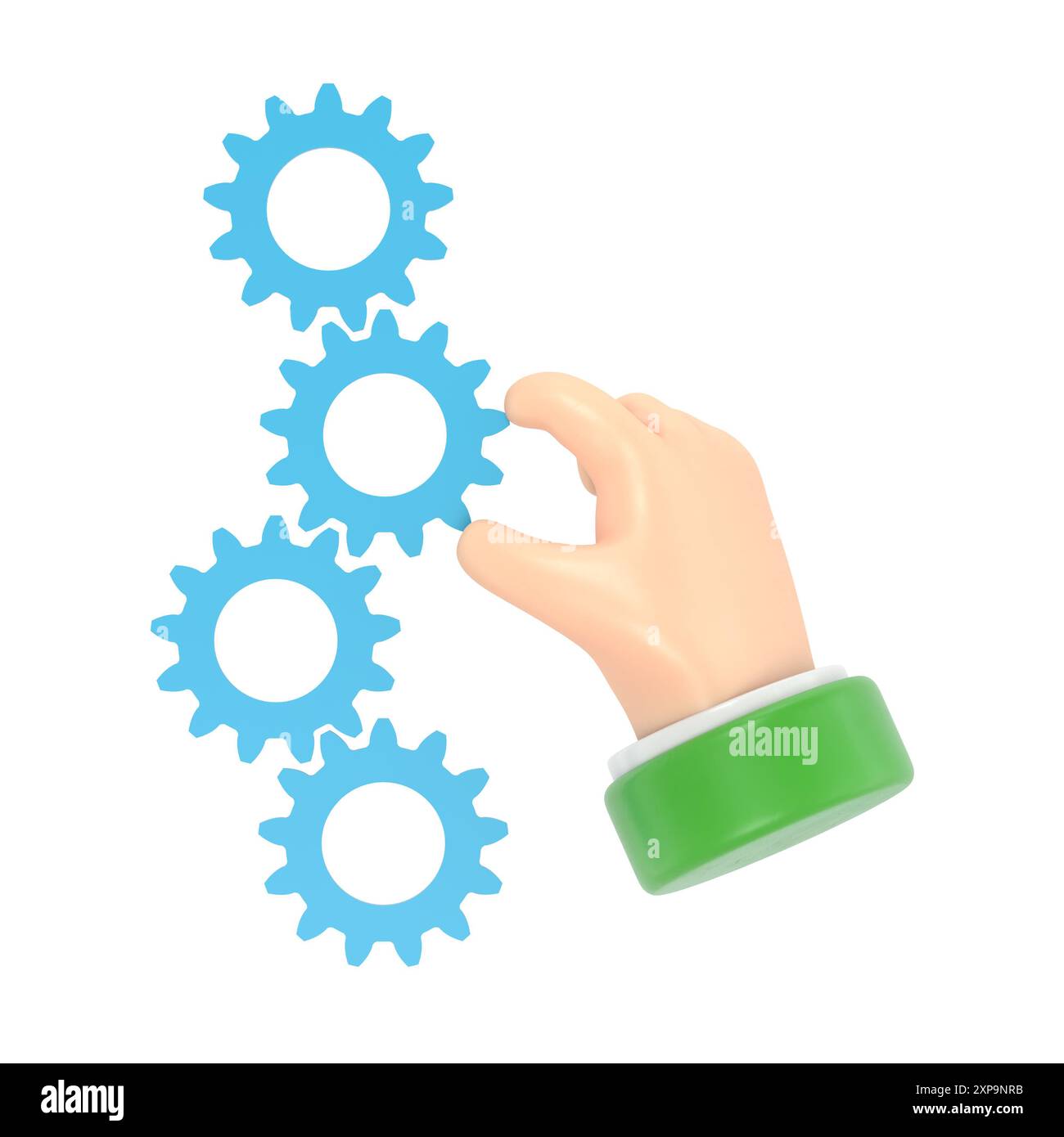 Illustration design economy human Cut Out Stock Images & Pictures - Alamy