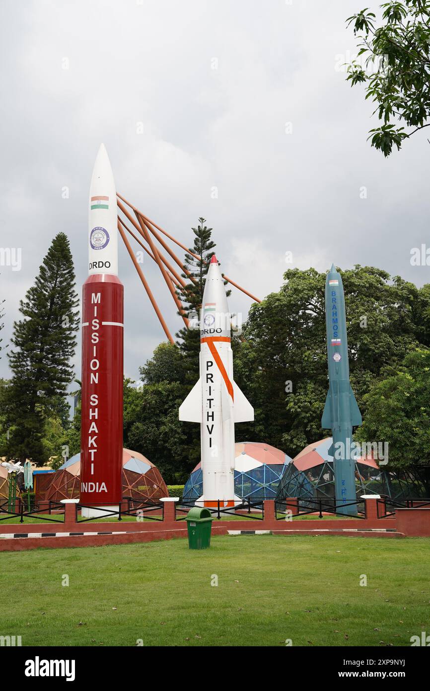Missile Park of Science City. Kolkata, West Bengal, India Stock Photo ...