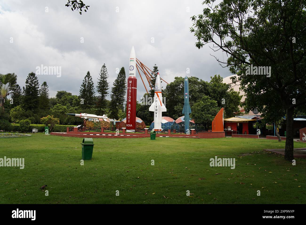 Missile Park of Science City. Kolkata, West Bengal, India Stock Photo ...