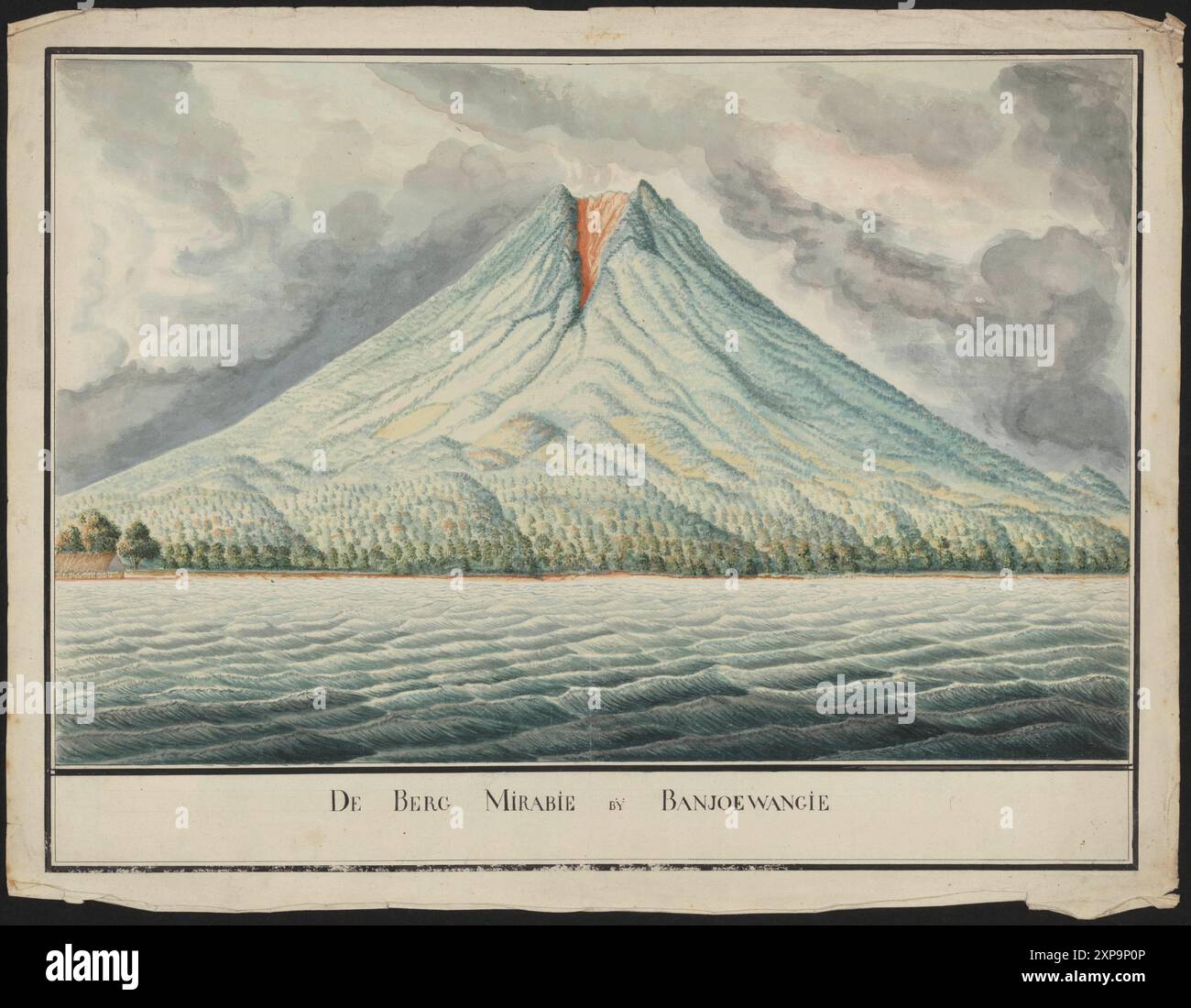 Mount Merapi Banyuwangi Stock Photo - Alamy