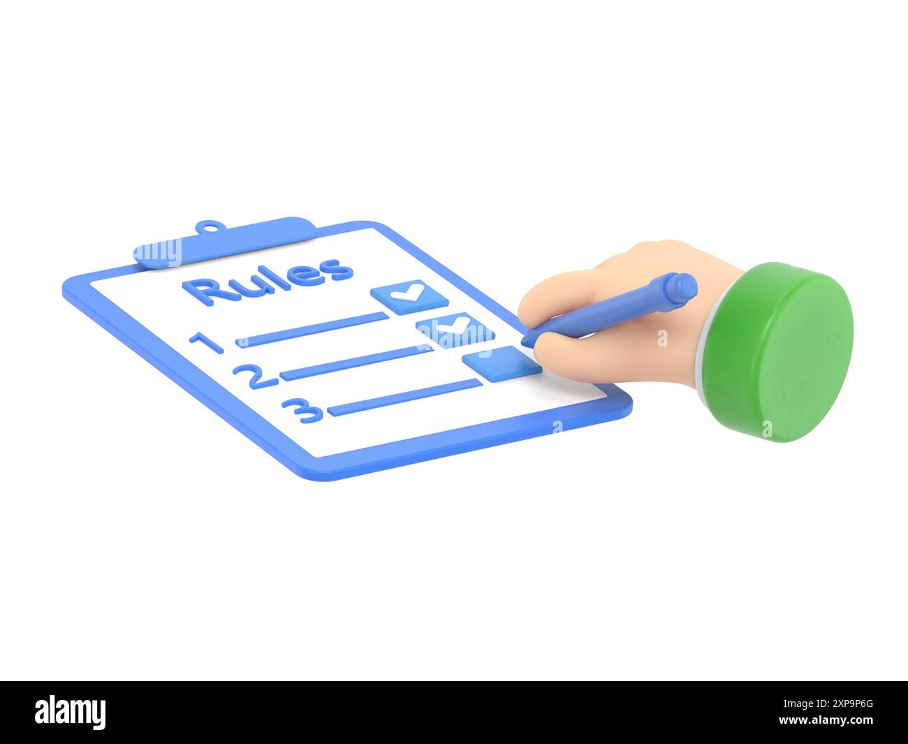 Checklist cartoon hi-res stock photography and images - Alamy