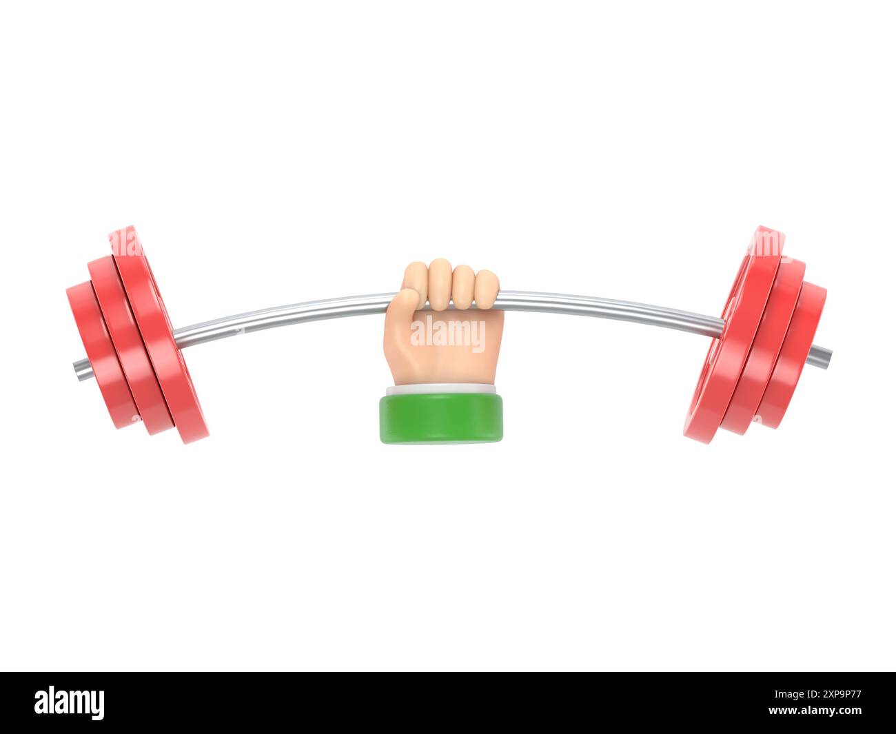 Cartoon dumbbell weight gym equipment hi-res stock photography and ...