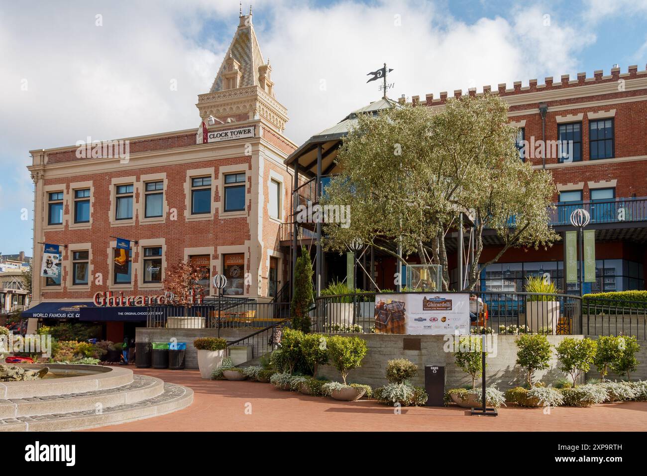 Ghiraderlli Chocolate iconic factory in San Francisco, California Stock ...