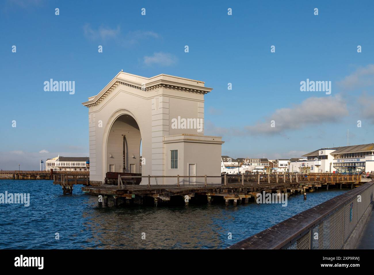 Pier 43 Historical gate in the Waterfront of San Francisco, California ...