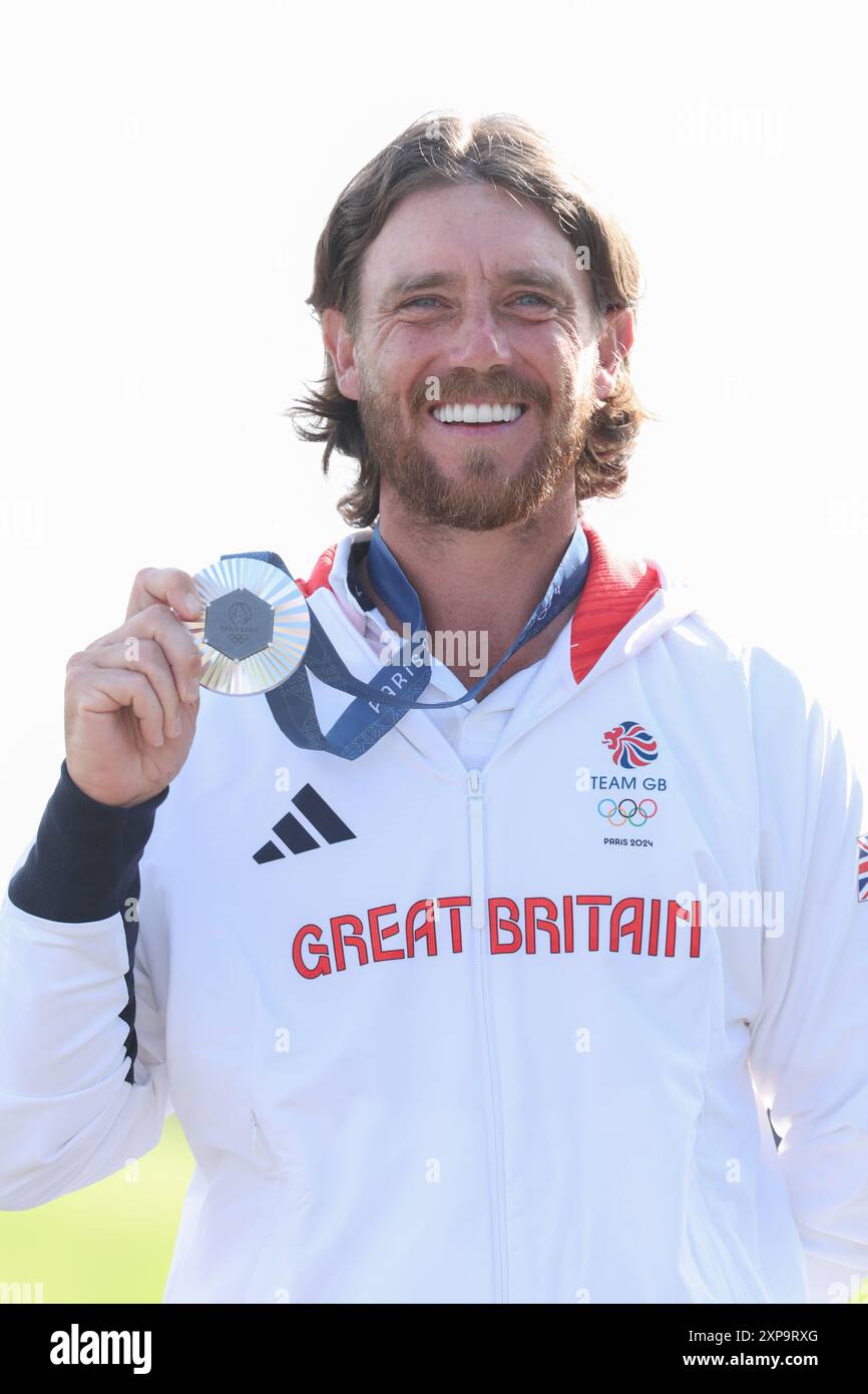 Saint-Quentin-en-Yvelines, France. 4th Aug, 2024. Tommy Fleetwood (GBR ...