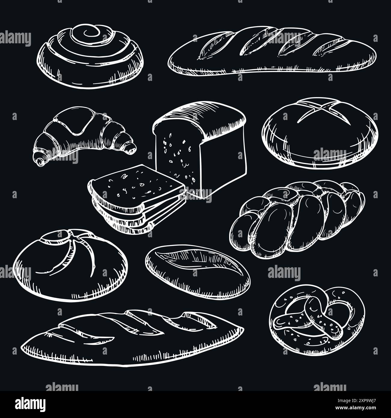 Set fresh natural products Black and White Stock Photos & Images - Alamy