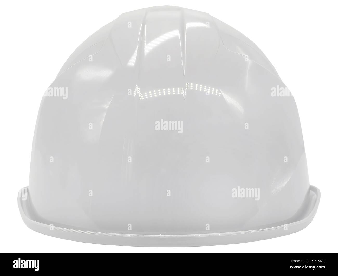 A light grey helmet with clipping path, high quality personal head ...