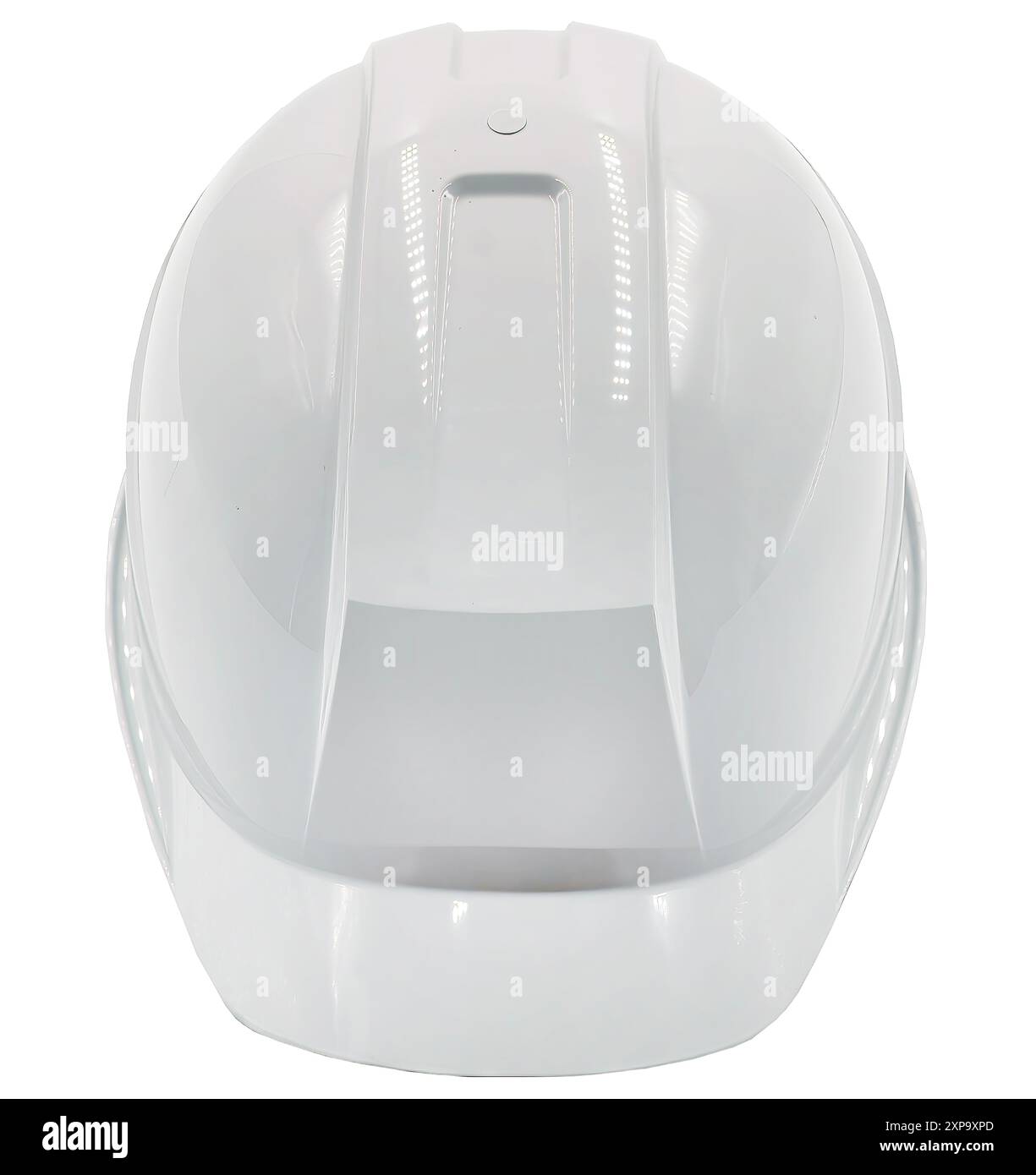 A light grey helmet with clipping path, high quality personal head ...