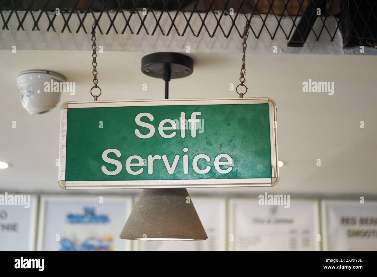 Self Service Signage in a Contemporary Cafe Environment to Enhance ...