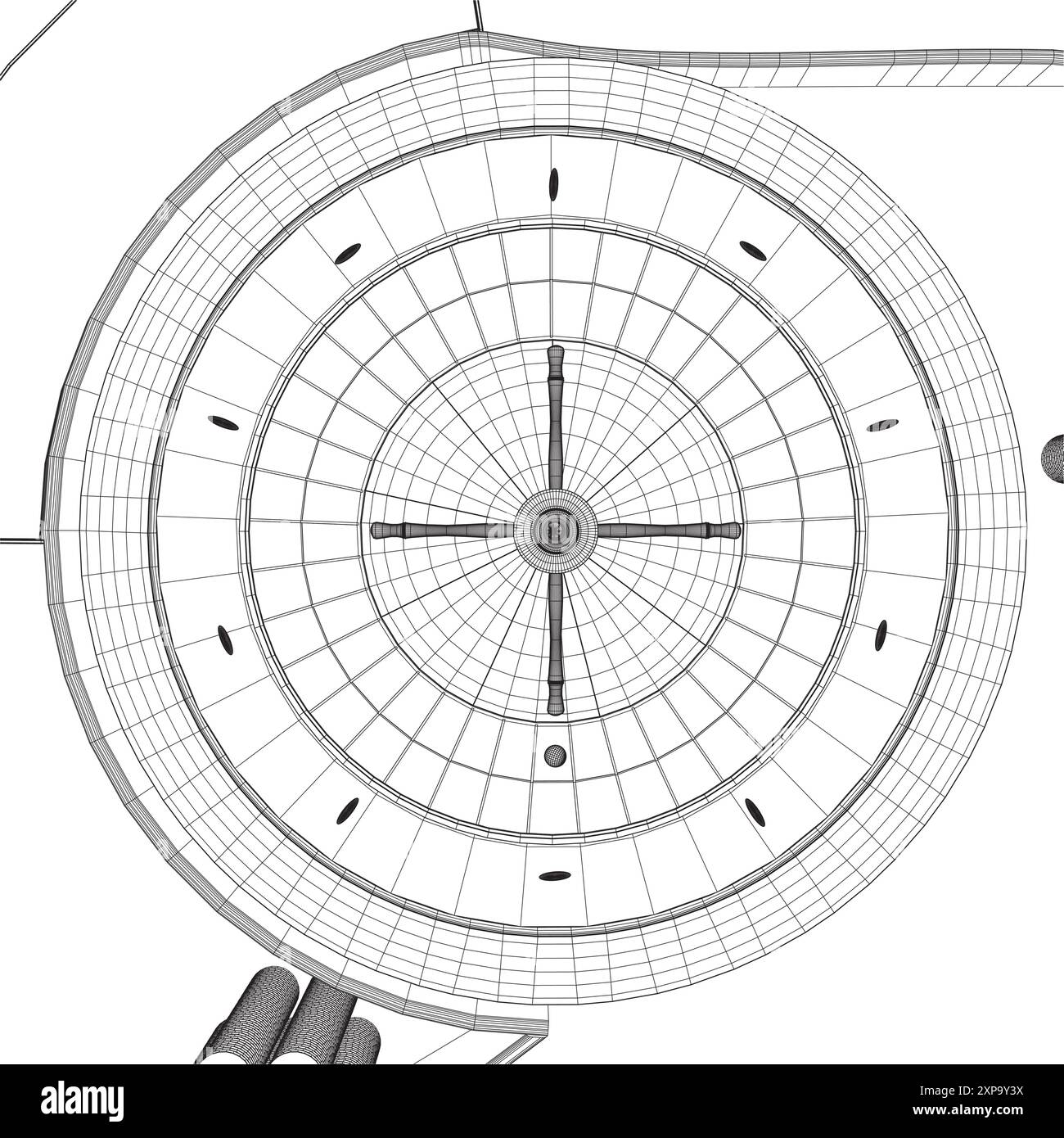 Roulette table from above Black and White Stock Photos & Images - Alamy